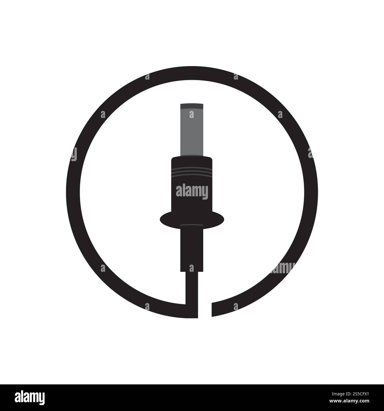 Flat design lightning bolt hi-res stock photography and images - Alamy