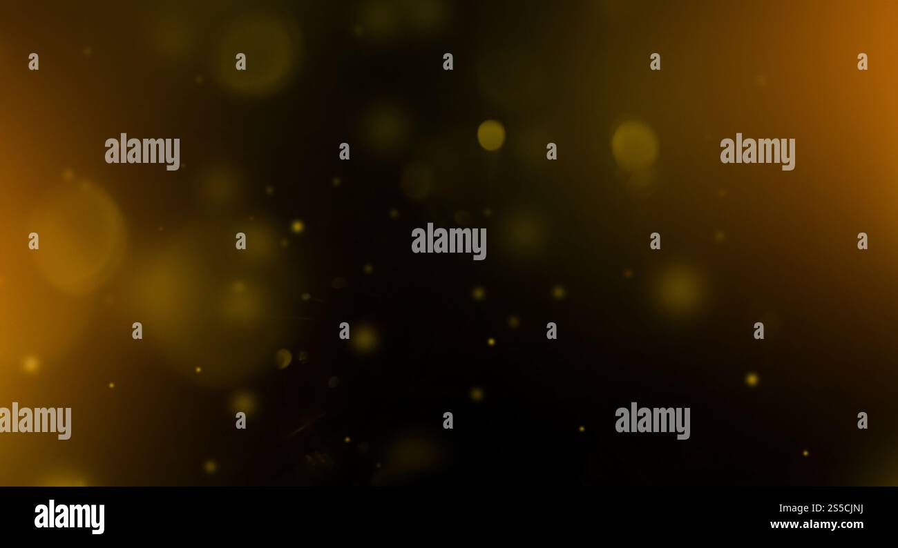 Gold Lens flare particles. Abstract background. Christmas wallpaper ...