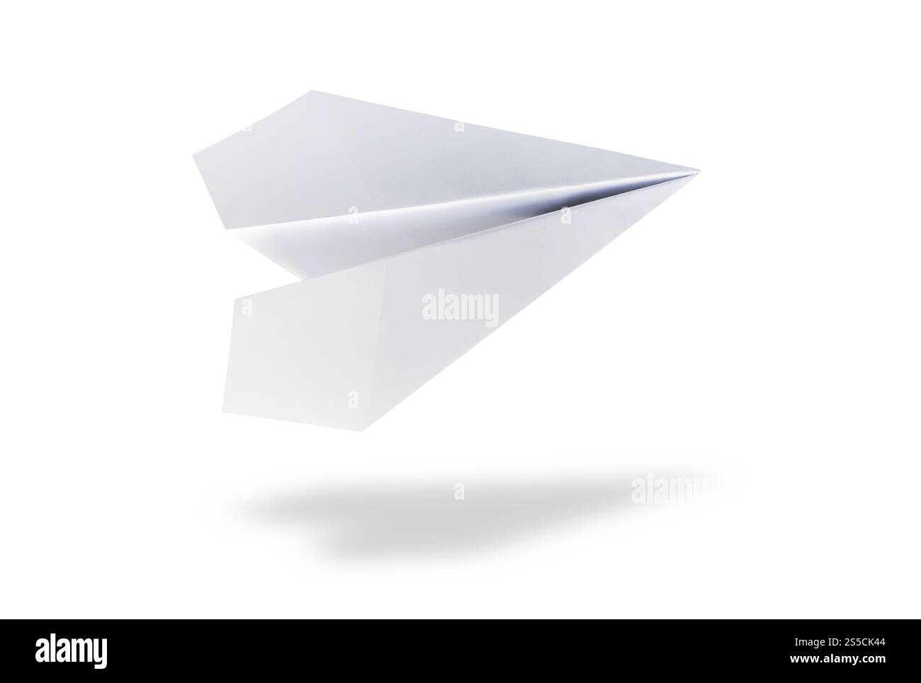 Paper plane origami isolated on a blank white background. Paper plane ...