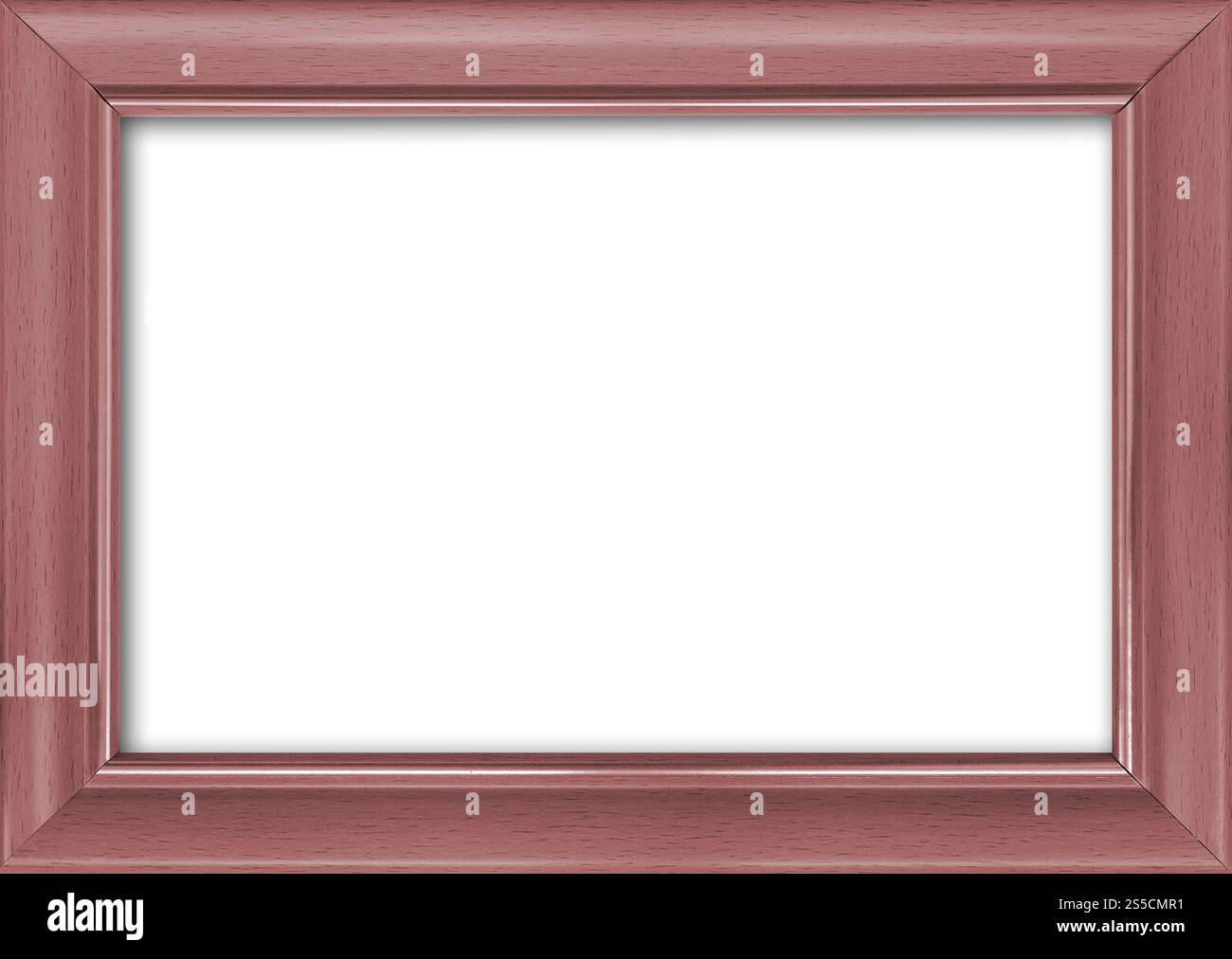 Empty picture frame with a free place inside, isolated on white Stock ...