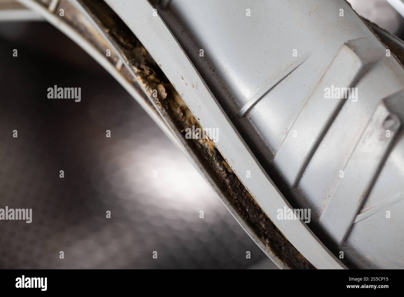 Dirt, mildew and mold in the hatch seals of the washing machine ...
