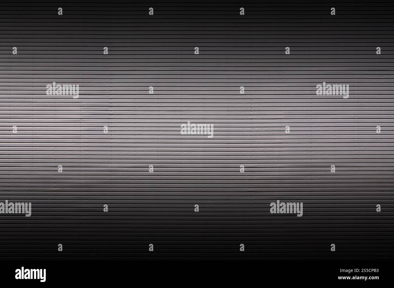 The texture of a metal wall or a surface of corrugated metal with ...