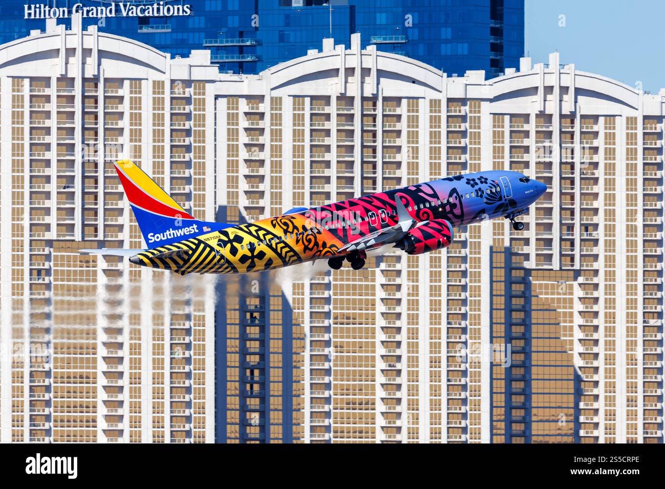 Southwest Airlines Boeing 737-8 MAX Flugzeug Flughafen Las Vegas in den ...