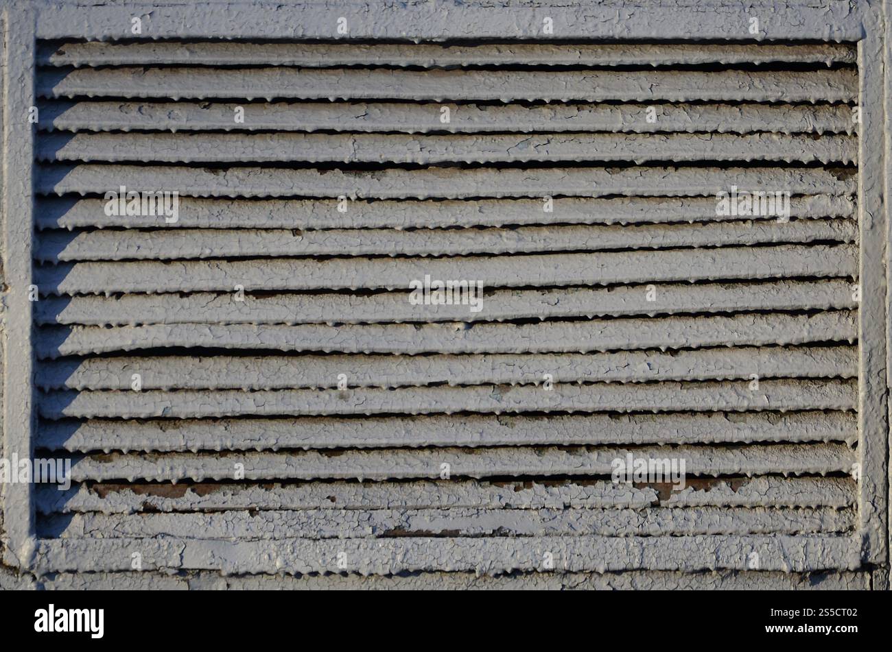 Ventilation shaft in the concrete wall. Ventilation shaft texture Stock ...