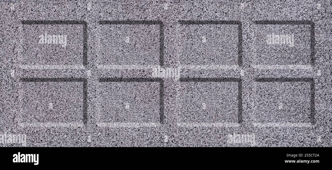 The texture of solid granite tiles. Hard and slippery gray granite ...