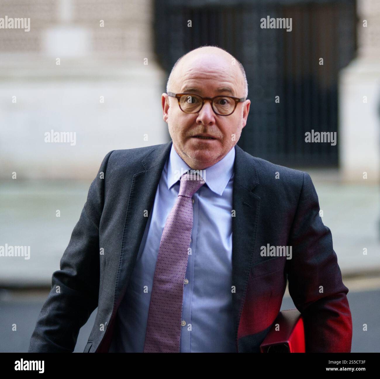 London UK January 14th 2025. Ministers arrive for teh weekly Cabinet ...