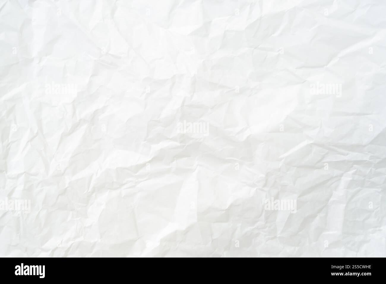 Top view and full frame of wrinkled or crumpled white paper texture is ...