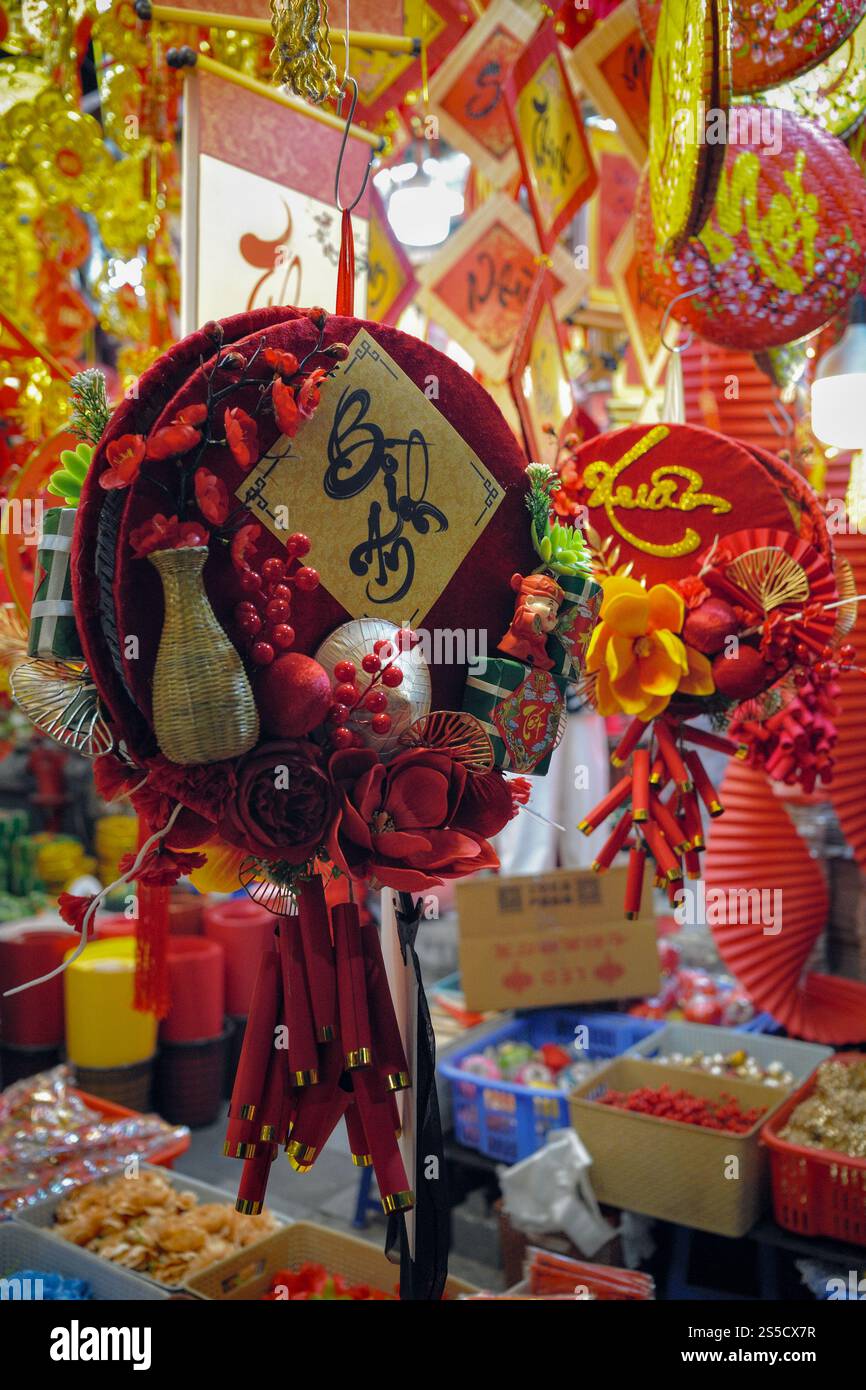 Decoration. Tet - Vietnamese New Year. Hanoi Stock Photo - Alamy