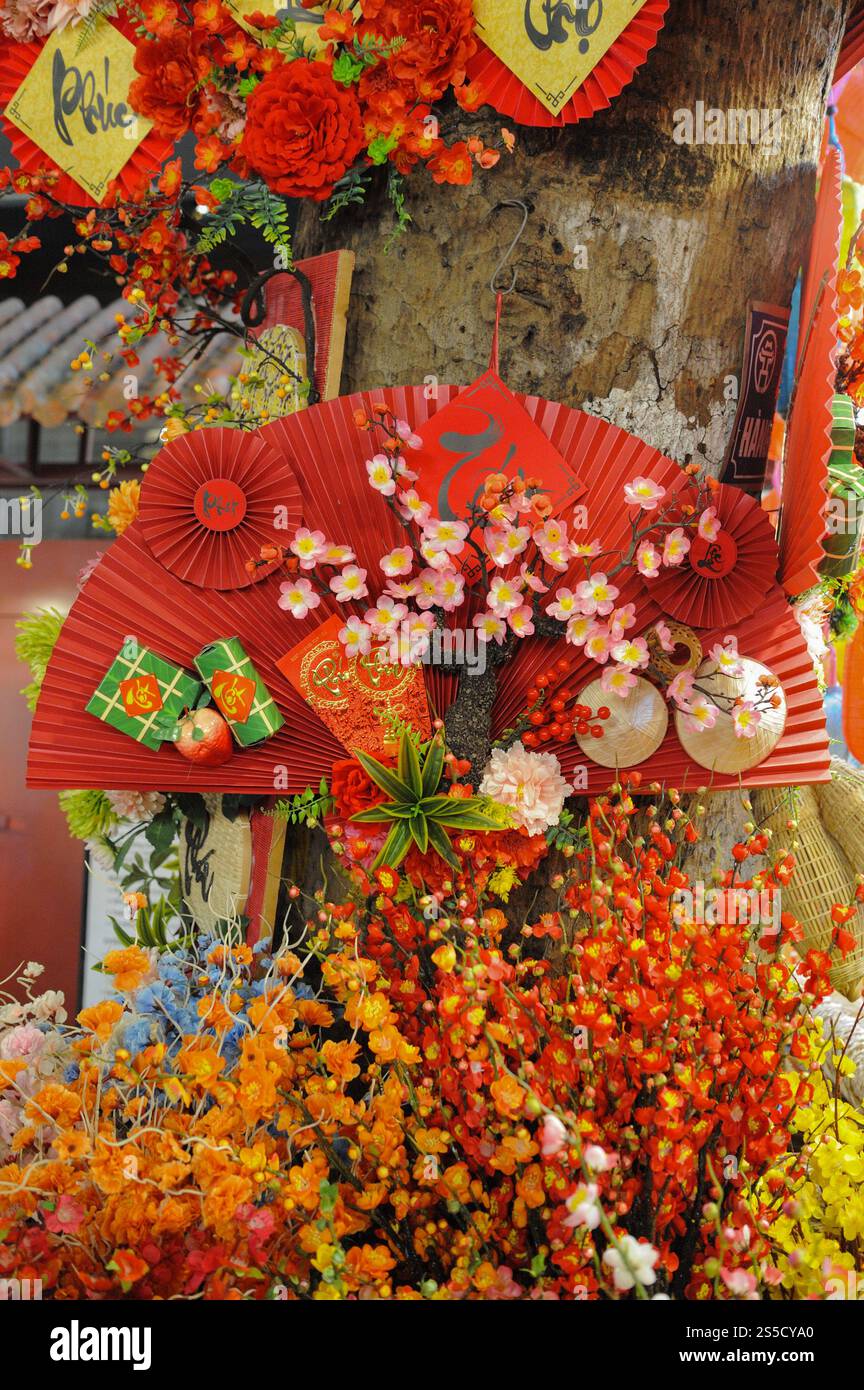 Decoration. Tet - Vietnamese New Year. Hanoi Stock Photo - Alamy