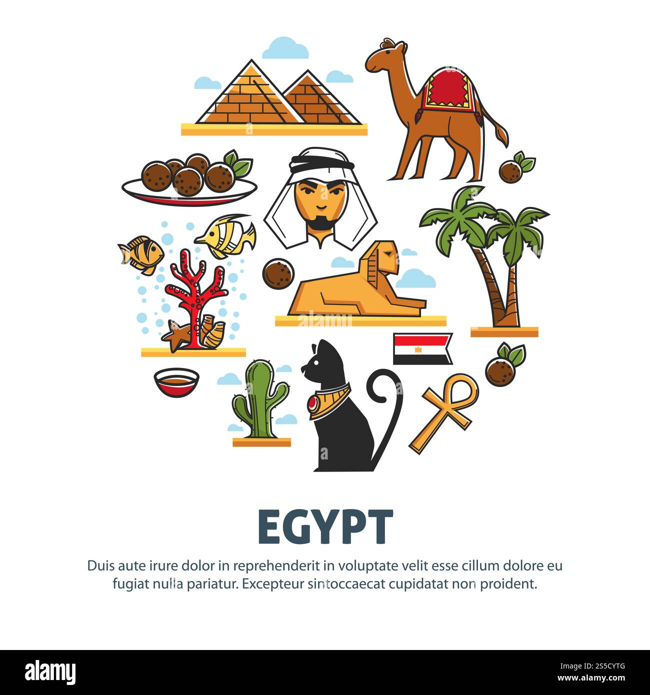 Egypt travel poster hi-res stock photography and images - Alamy