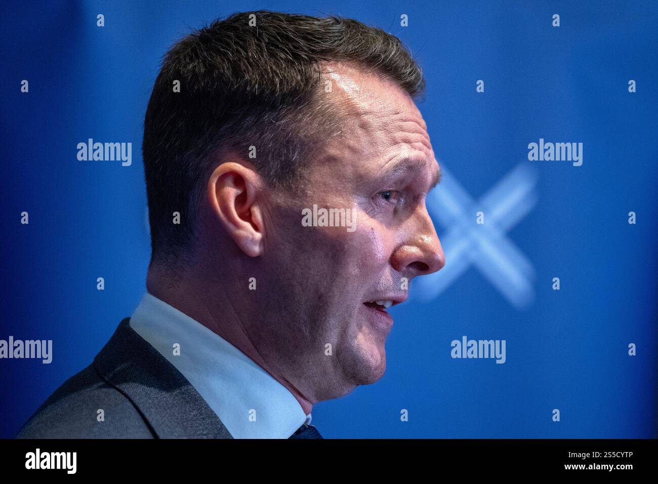 Scottish Conservative leader Russell Findlay delivers his keynote New ...