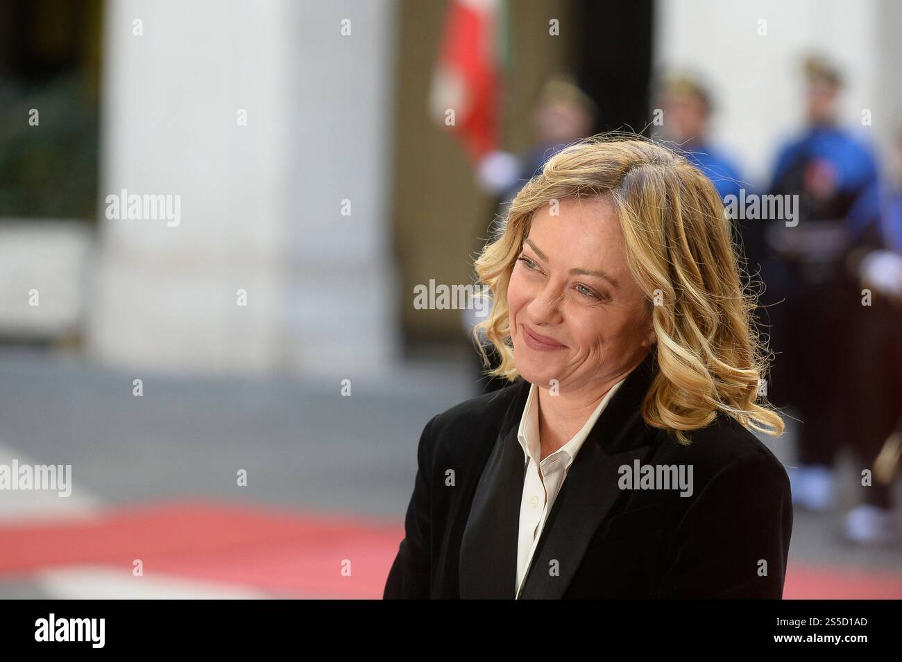 Italy, Rome, January 14, 2025 : Chigi Palace, Prime Minister Giorgia ...
