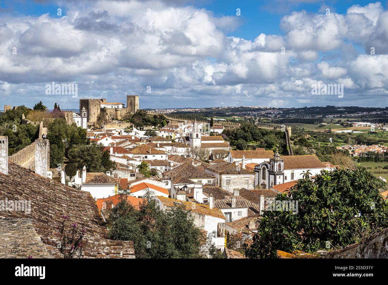 The Castle of Obidos, Castelo de Obidos is a well preserved medieval ...