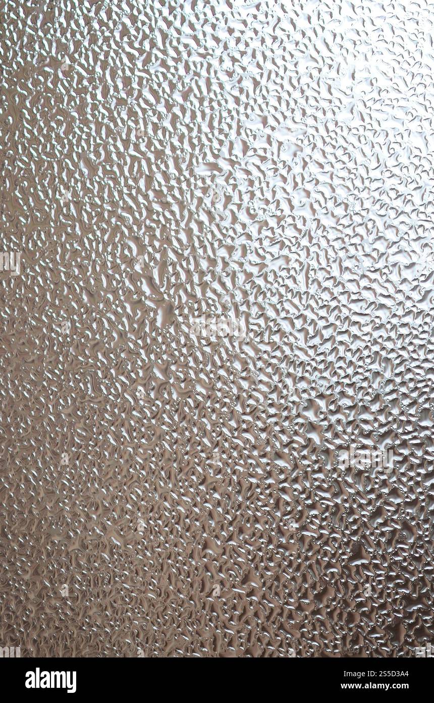 A photo of the glass surface of the window, covered with a multitude of ...
