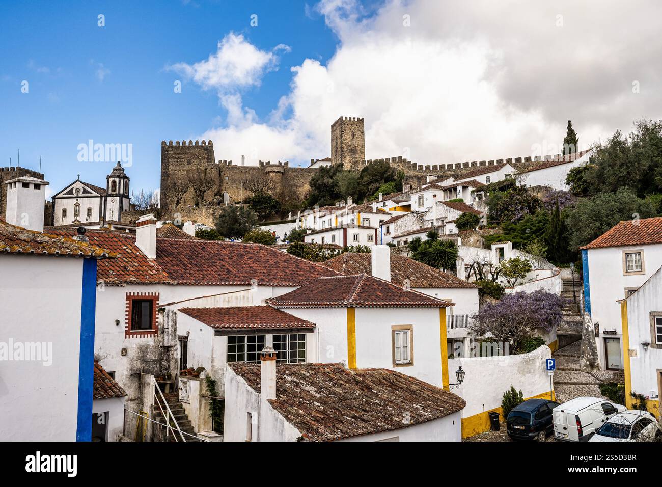 The Castle of Obidos, Castelo de Obidos is a well preserved medieval ...