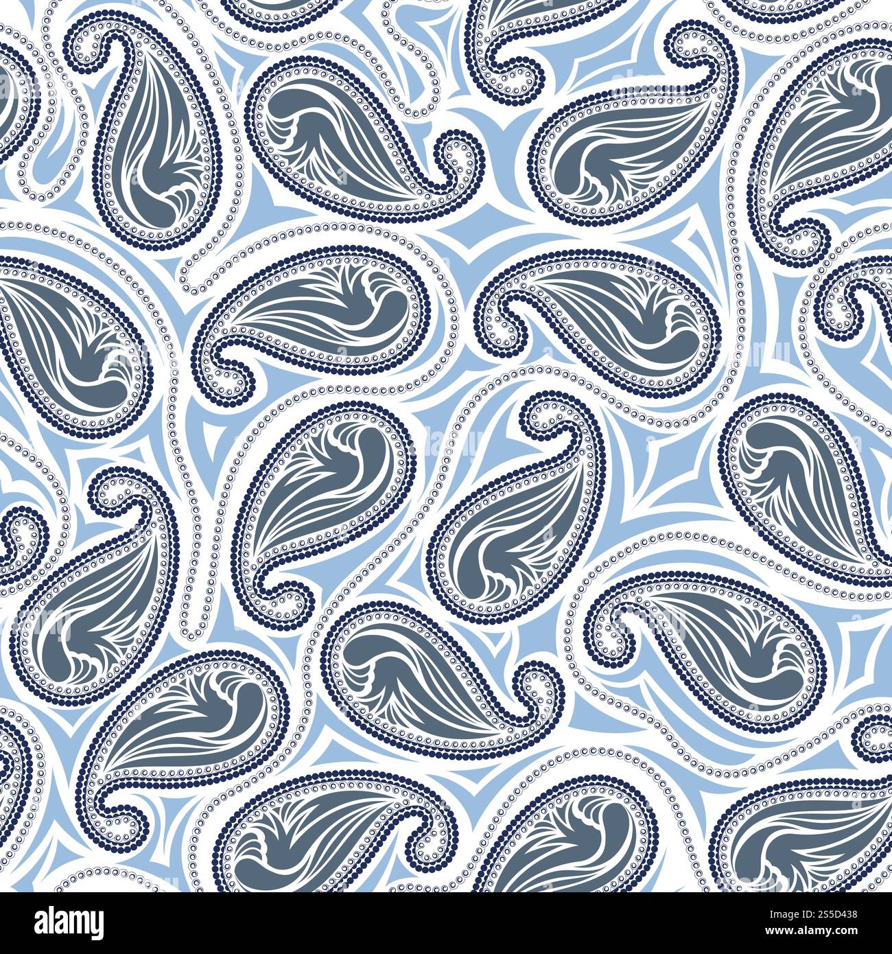 Oriental cucumbers seamless vector pattern. For easy making seamless ...