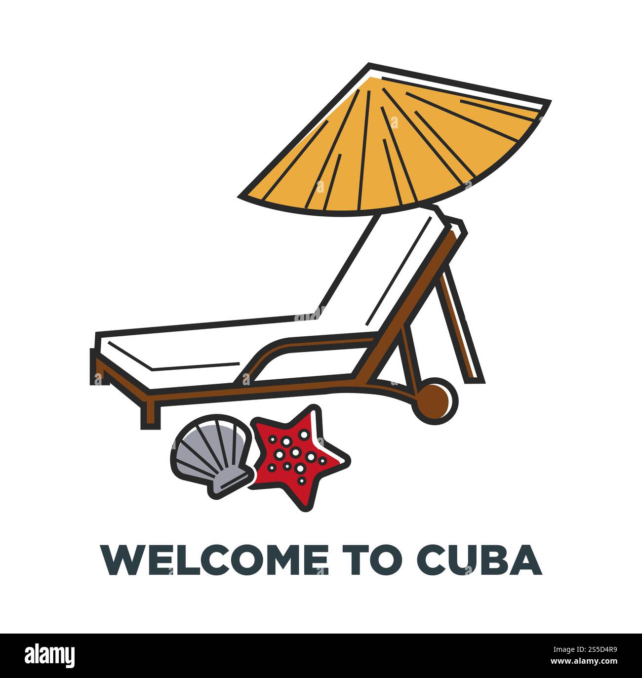 Shell cuba Stock Vector Images - Alamy