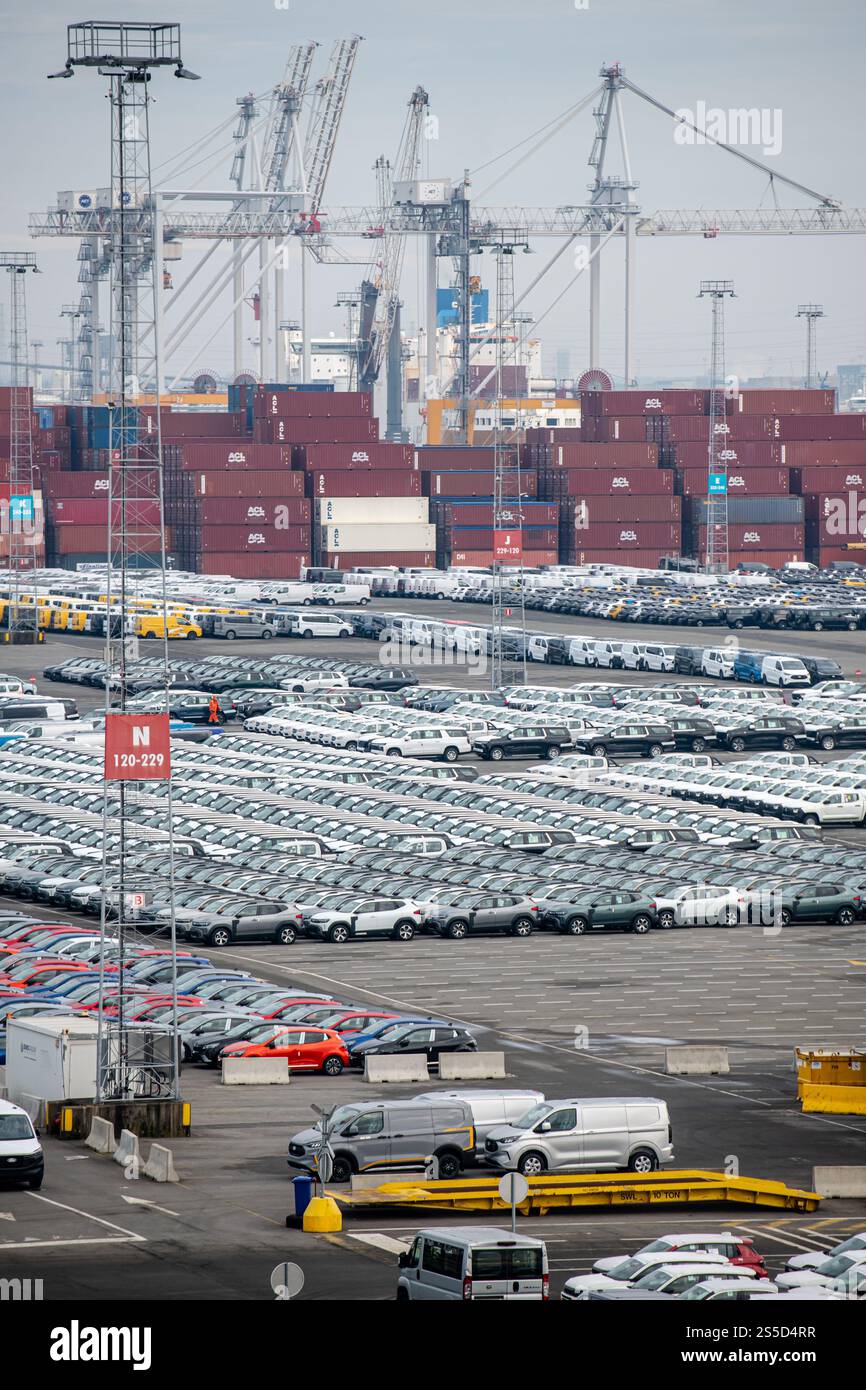 Beveren, Belgium. 14th Jan, 2025. An overview image shows the Antwerp ...