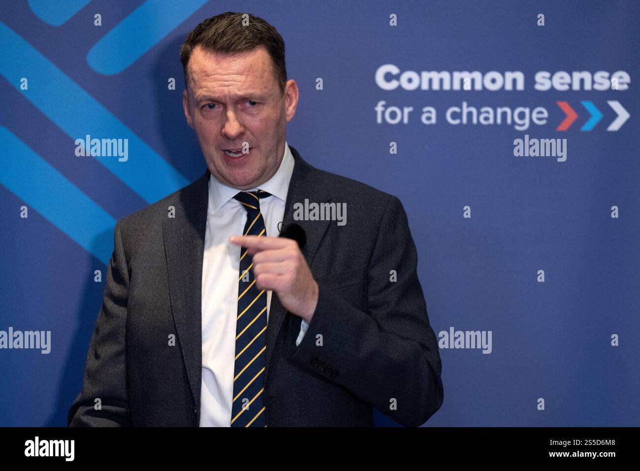 Scottish Conservative leader Russell Findlay delivers his keynote New ...