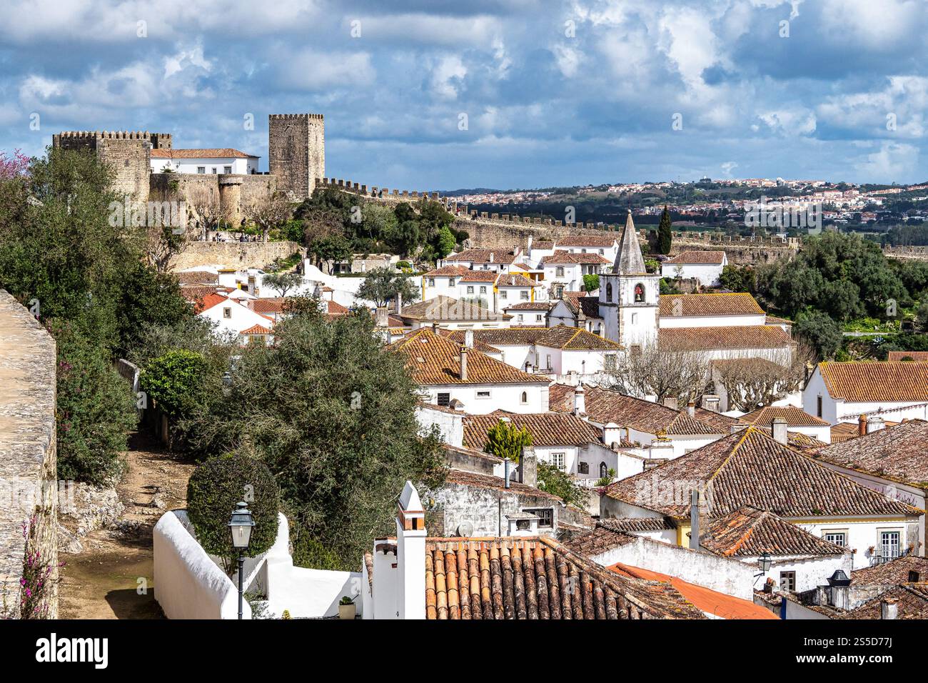 The Castle of Obidos, Castelo de Obidos is a well preserved medieval ...