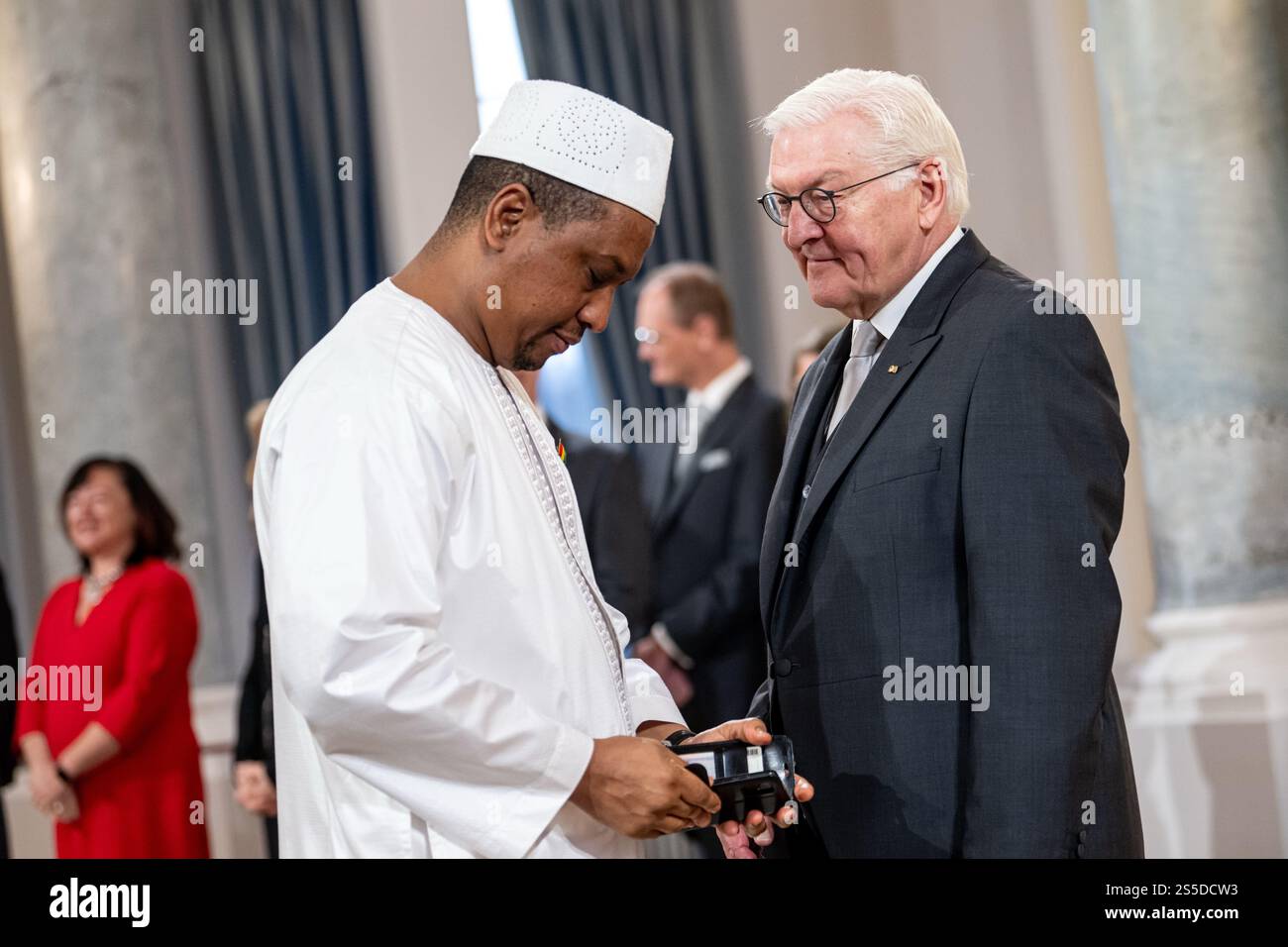 14 January 2025, Berlin: At the New Year's reception for the diplomatic ...
