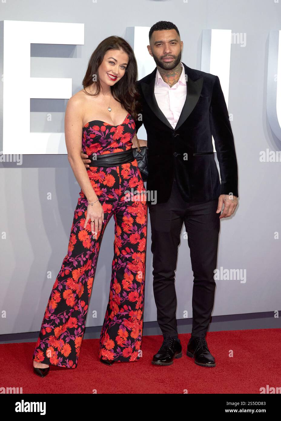 Jess Impiazzi and Jermaine Pennant attends 'The Menu' - UK Premiere at ...