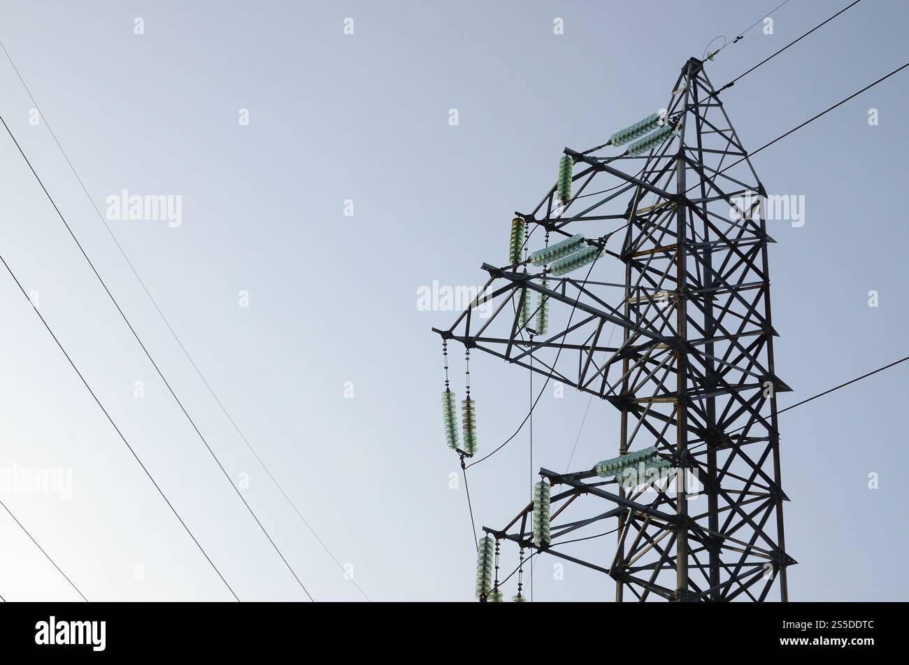 Blue tower danger industry hi-res stock photography and images - Alamy