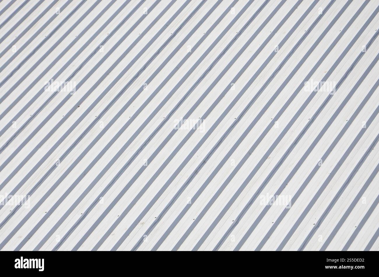 Metal gray roof with rhythmic parallel relief directions Stock Photo ...