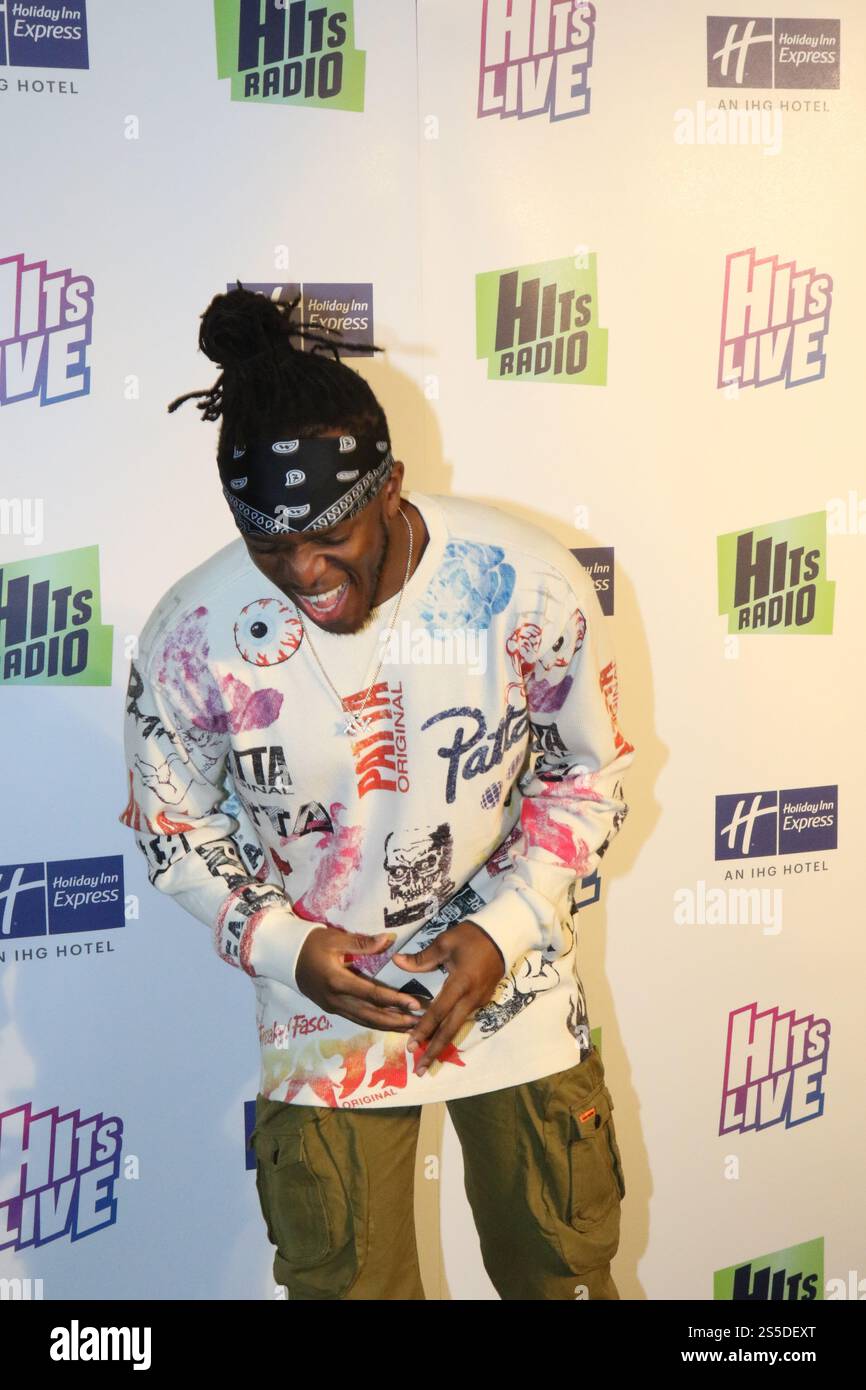 KSI at HITS Radio Live Manchester at AO Arena on November 11, 2022 in ...