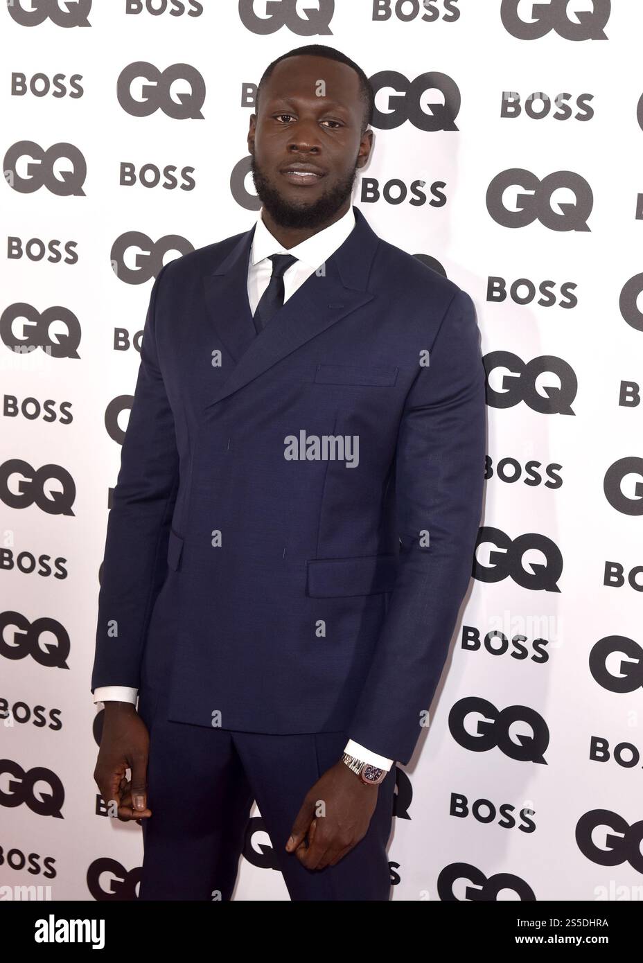 Stormzy attends the GQ Men Of The Year in association with BOSS, at the ...