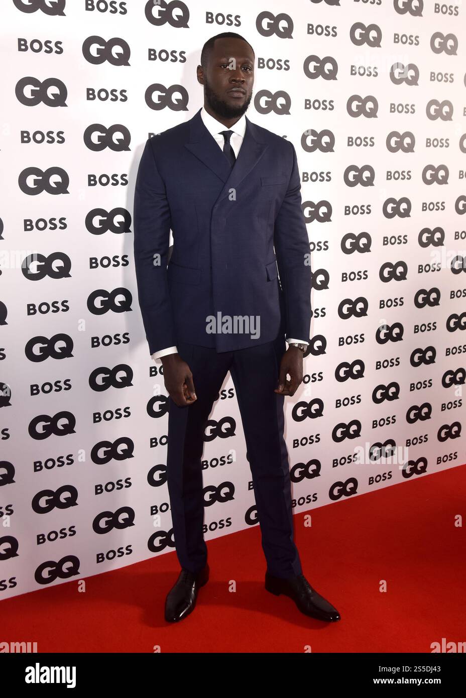 Stormzy attends the GQ Men Of The Year in association with BOSS, at the ...