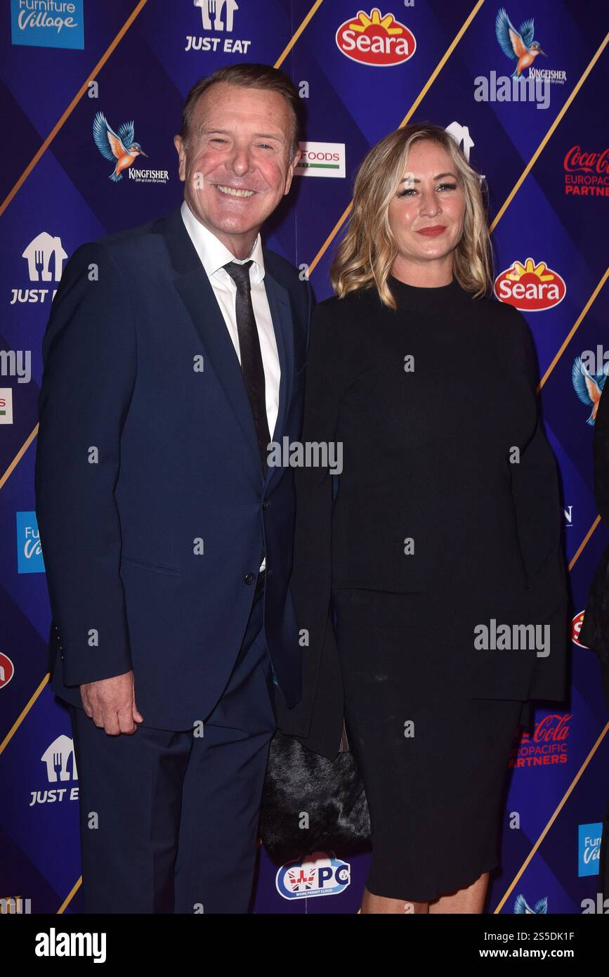 Phil Tufnell and Dawn Brown attends the British Curry Awards 2022 at ...