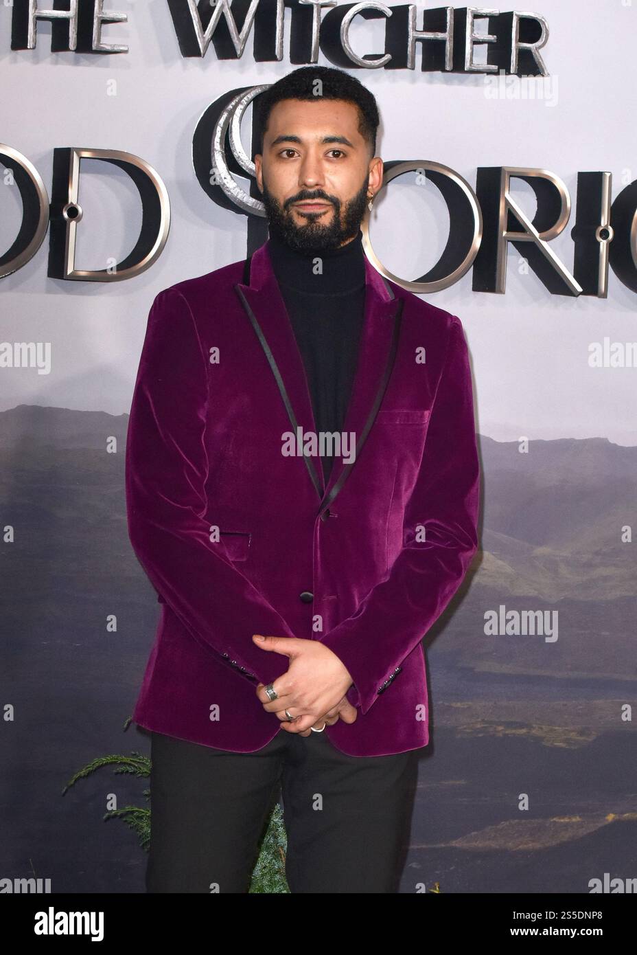 Zach Wyatt attends 'The Witcher: Blood Origin' - World Premiere at the ...