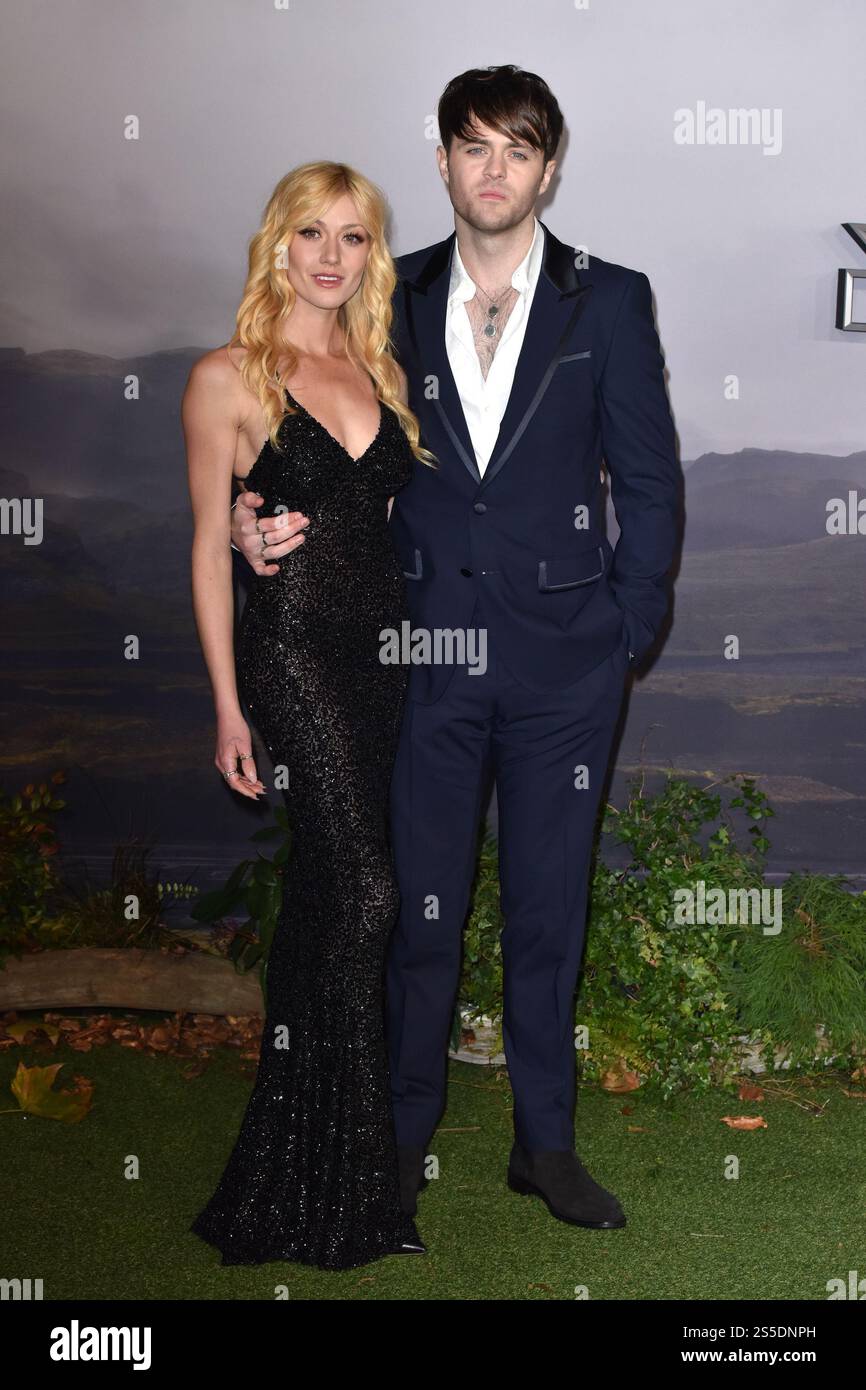 Katherine McNamara and Joey Batey attends 'The Witcher: Blood Origin ...