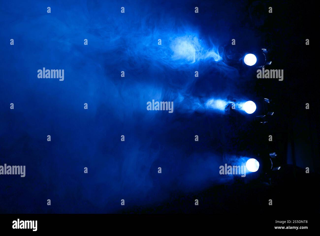 Professional spotlights and smoke on stage in theatre Stock Photo - Alamy