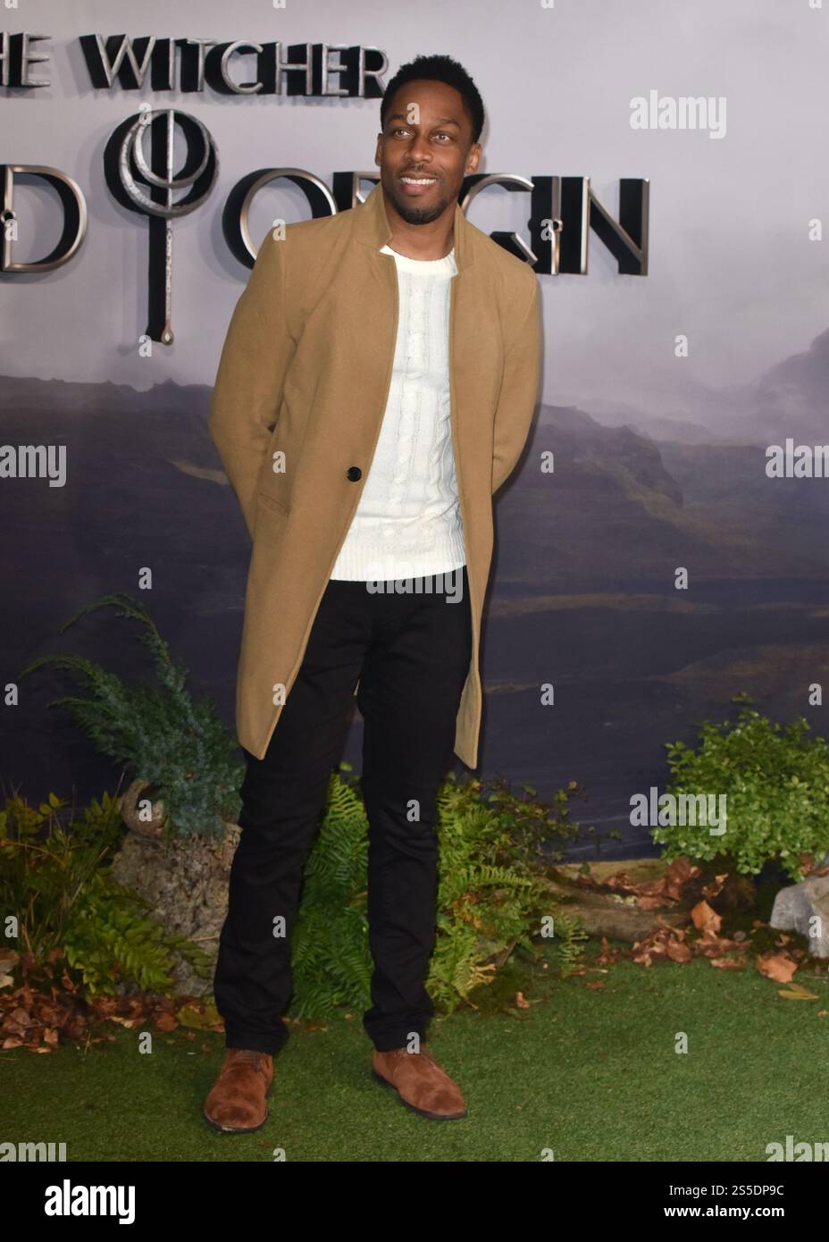 Lemar attends 'The Witcher: Blood Origin' - World Premiere at the BFI ...