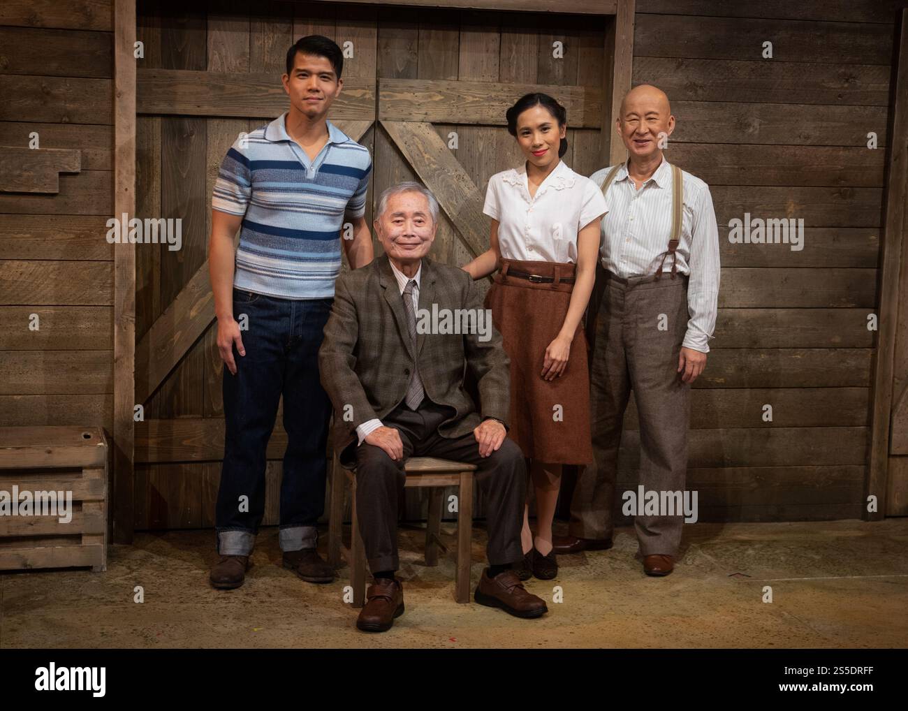 ***Editorial Use Only*** Telly Leung, George Takei, Aynrand Ferrer and ...