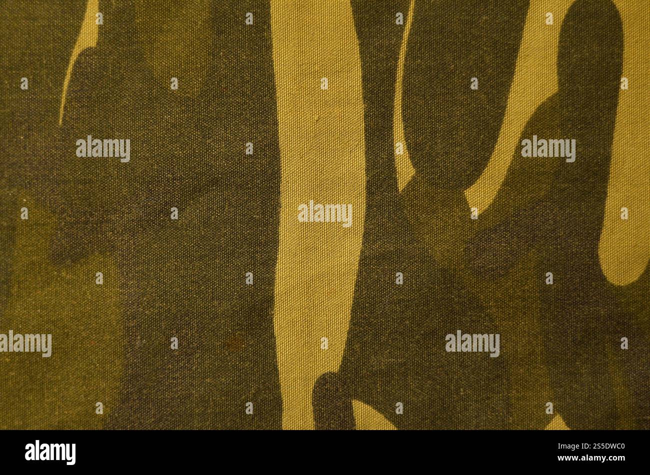 Textile khaki camouflage cloth texture. Closeup of military uniform ...