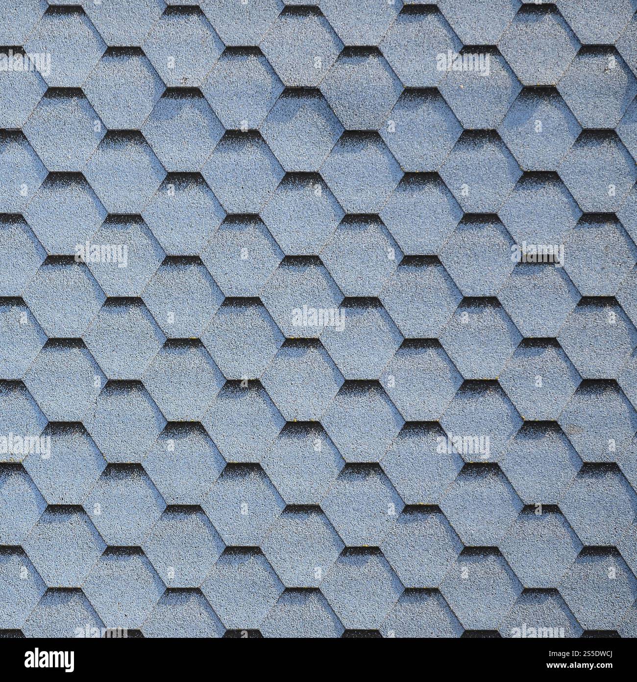 Modern roofing and decoration of chimneys. Flexible bitumen or slate ...