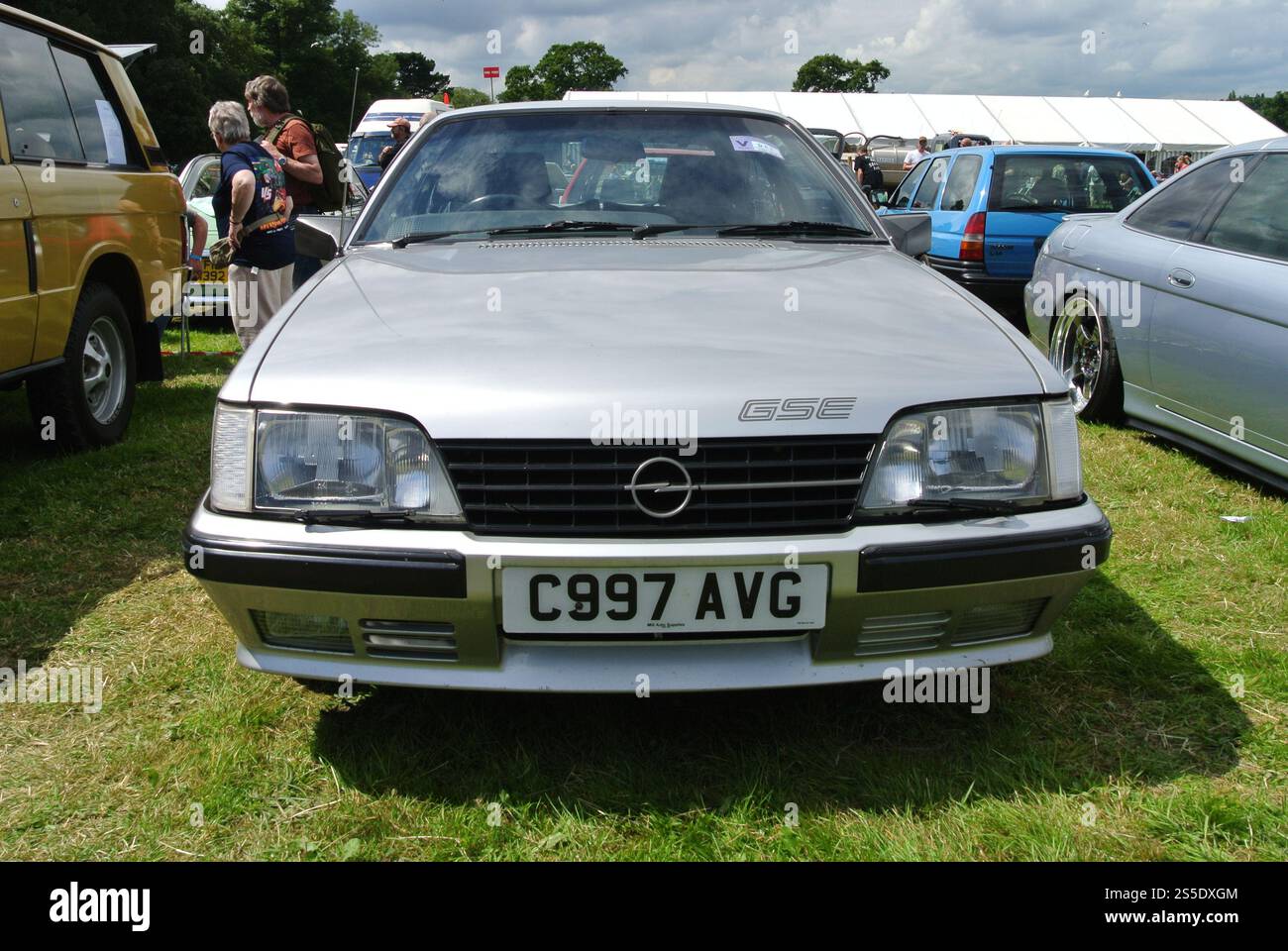 A 1986 Opel Monza GSE parked on display at the 49th Historic Vehicle ...