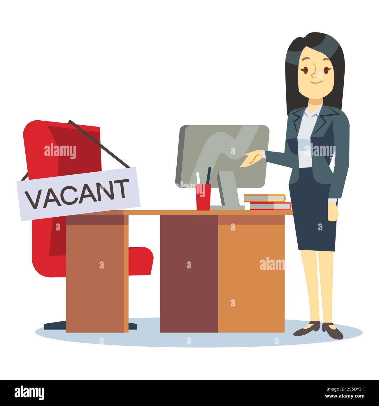 Employment, vacancy and hiring job vector concept. Cartoon character HR ...