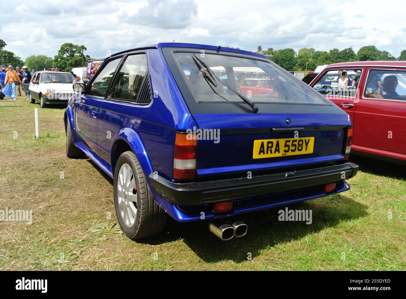 A 1983 Vauxhall Astra Mk 1 parked on display at the 49th Historic ...