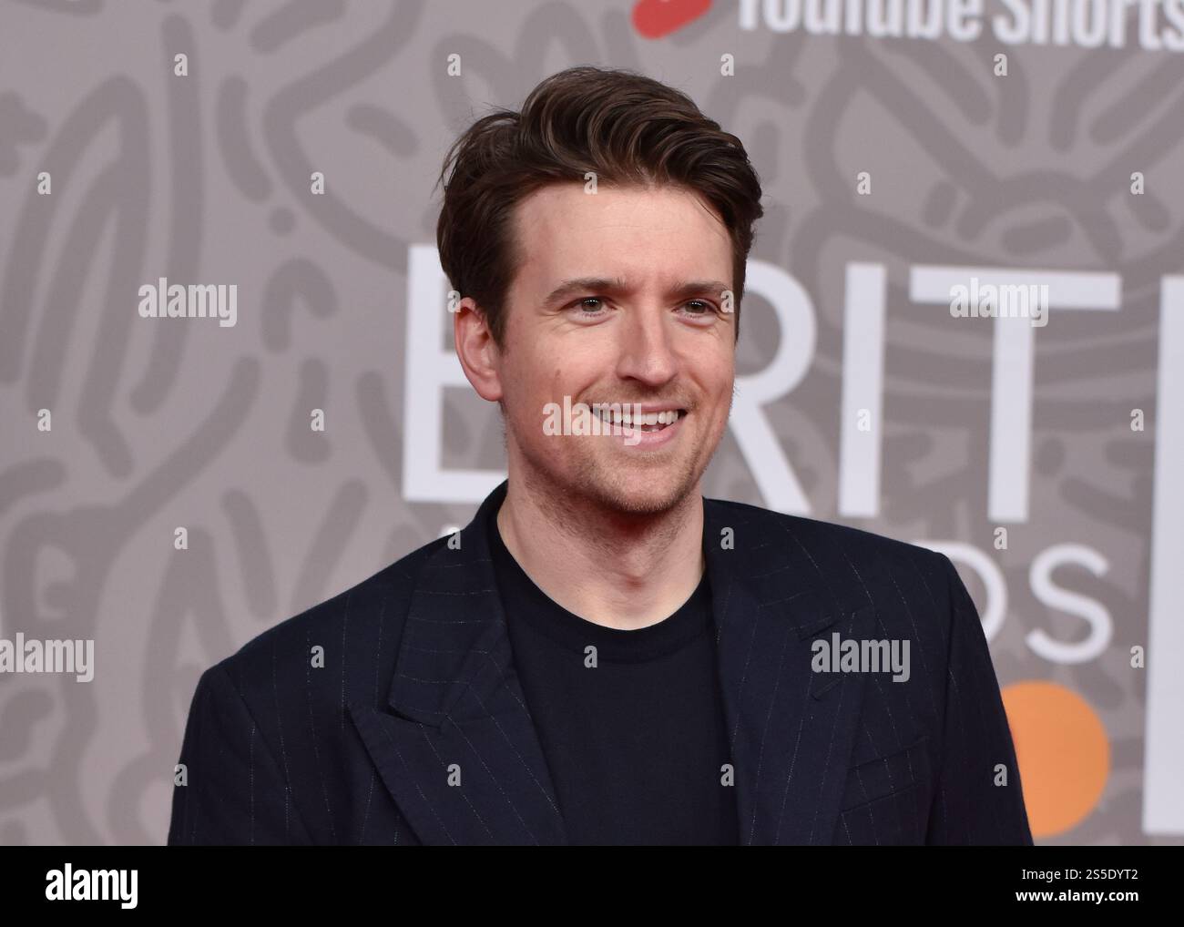 ***EDITORIAL USE ONLY*** Greg James attends The BRIT Awards 2023 at The ...