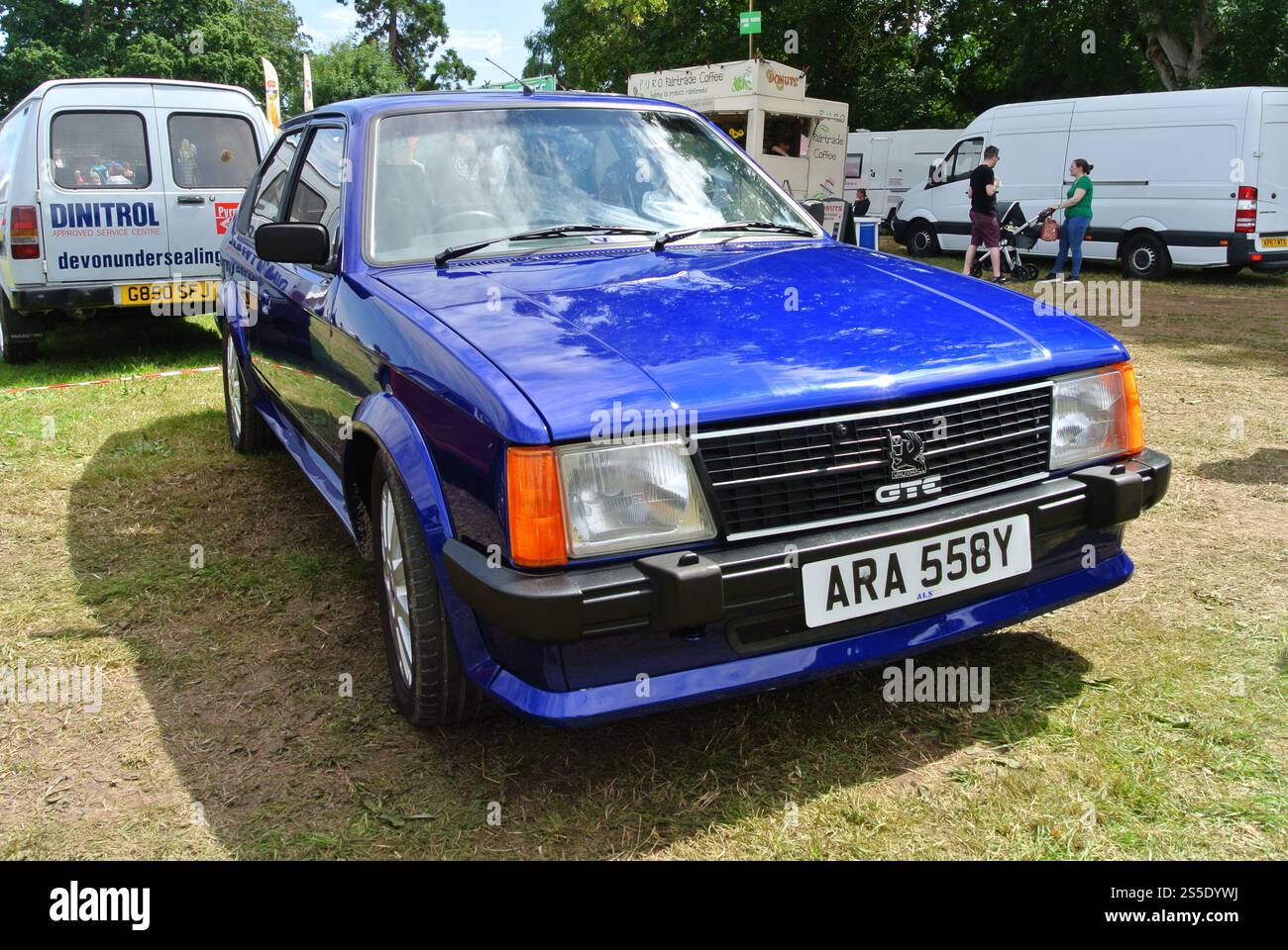 A 1983 Vauxhall Astra Mk 1 parked on display at the 49th Historic ...