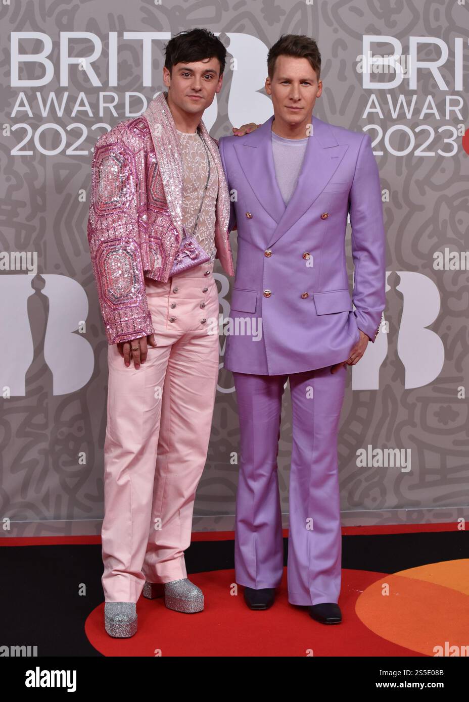 ***EDITORIAL USE ONLY*** Tom Daley and Dustin Lance Black attends The ...