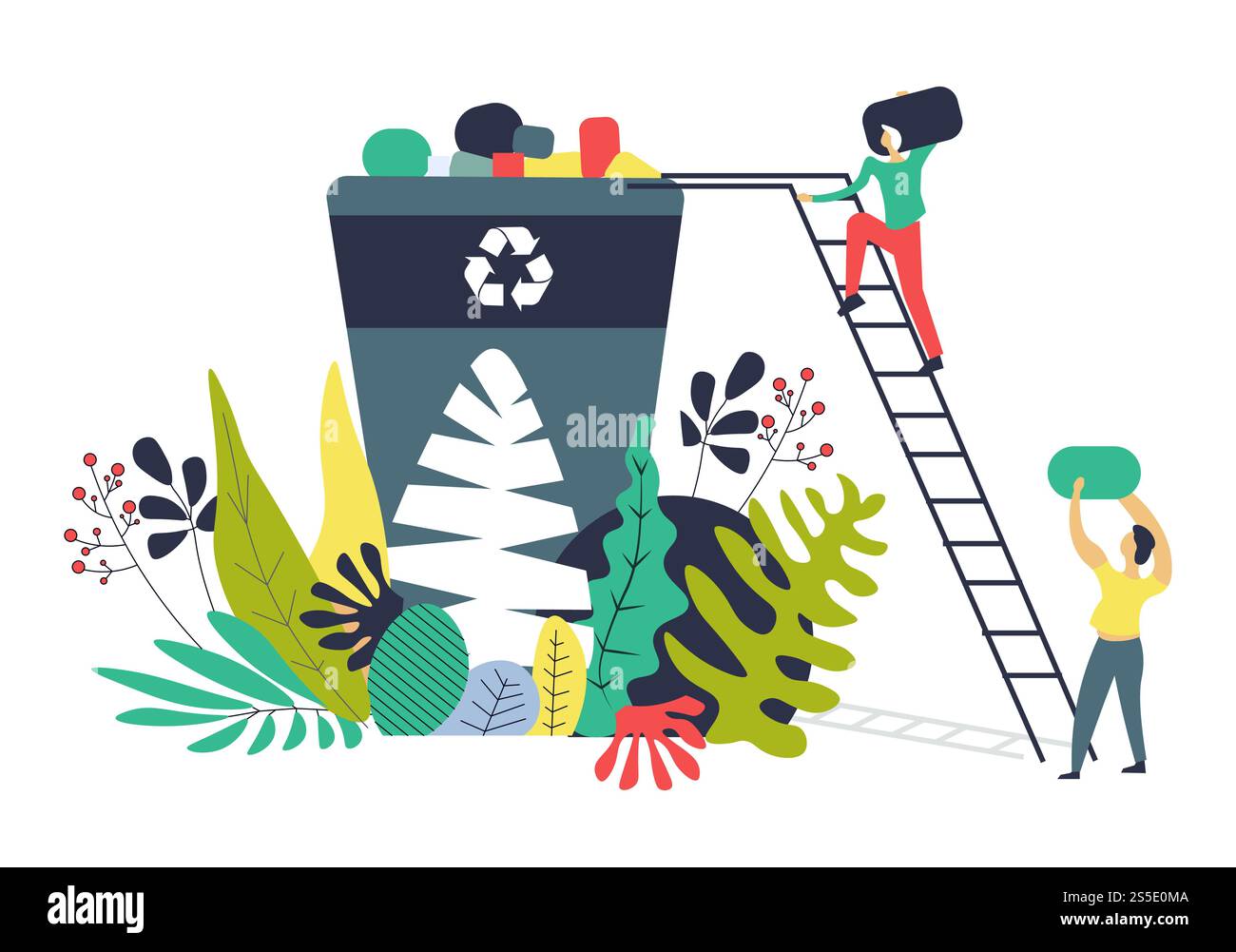 Solving ecological problems by separating waste discharge vector ...