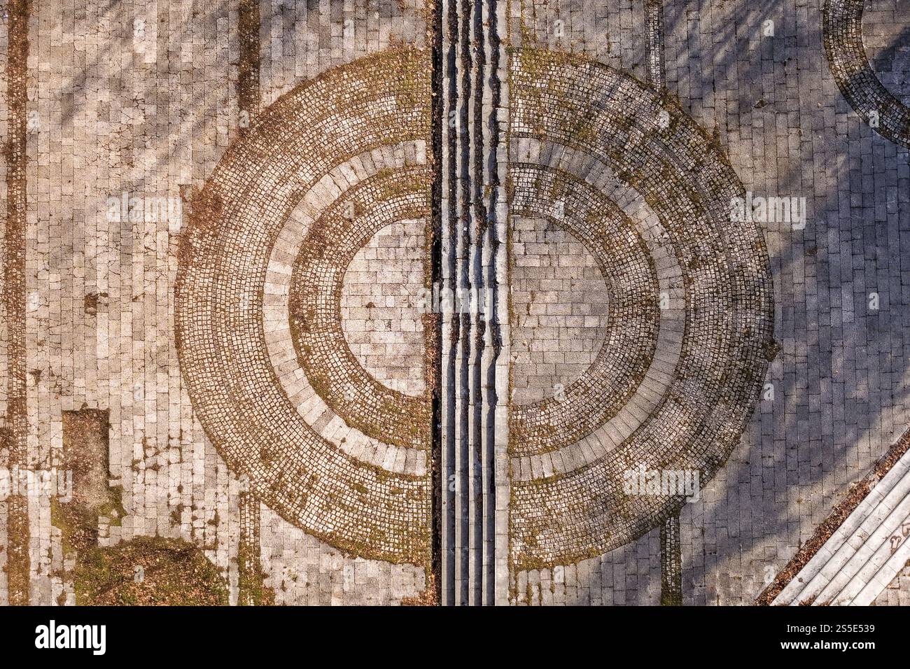 Aerial photo of the Vraca Memorial Park on January 14, 2025. located on ...