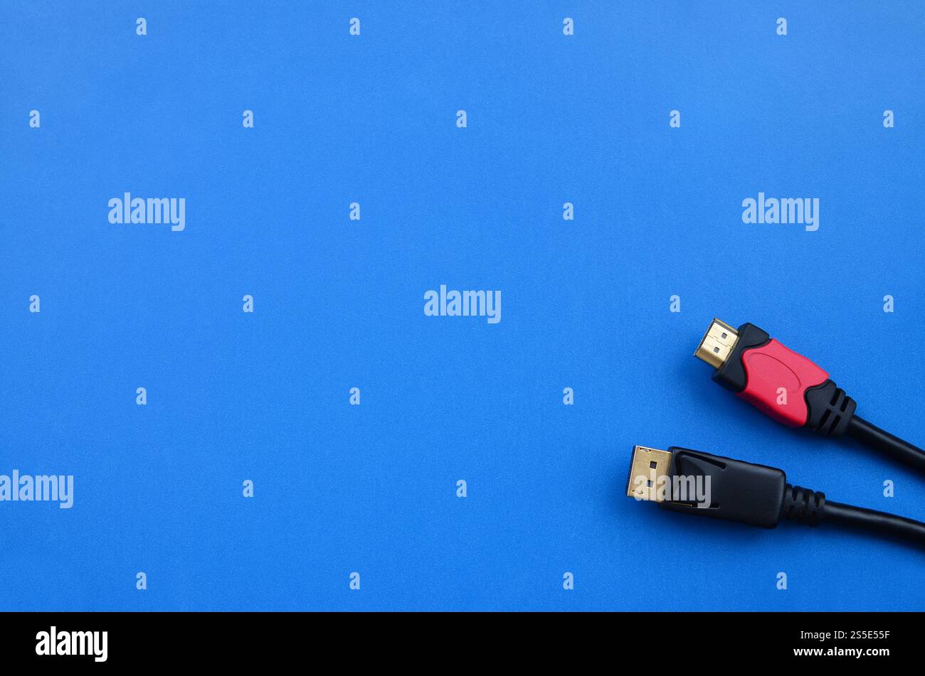 Audio video HDMI computer cable plug and 20-pin male DisplayPort gold ...