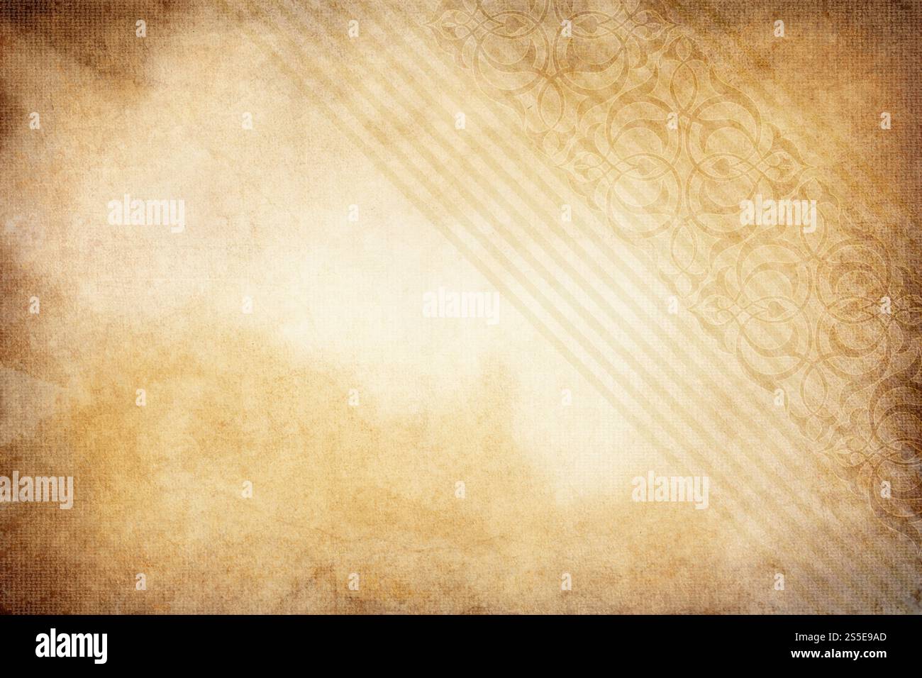 Bad condition paper texture with retro patterns Stock Photo - Alamy