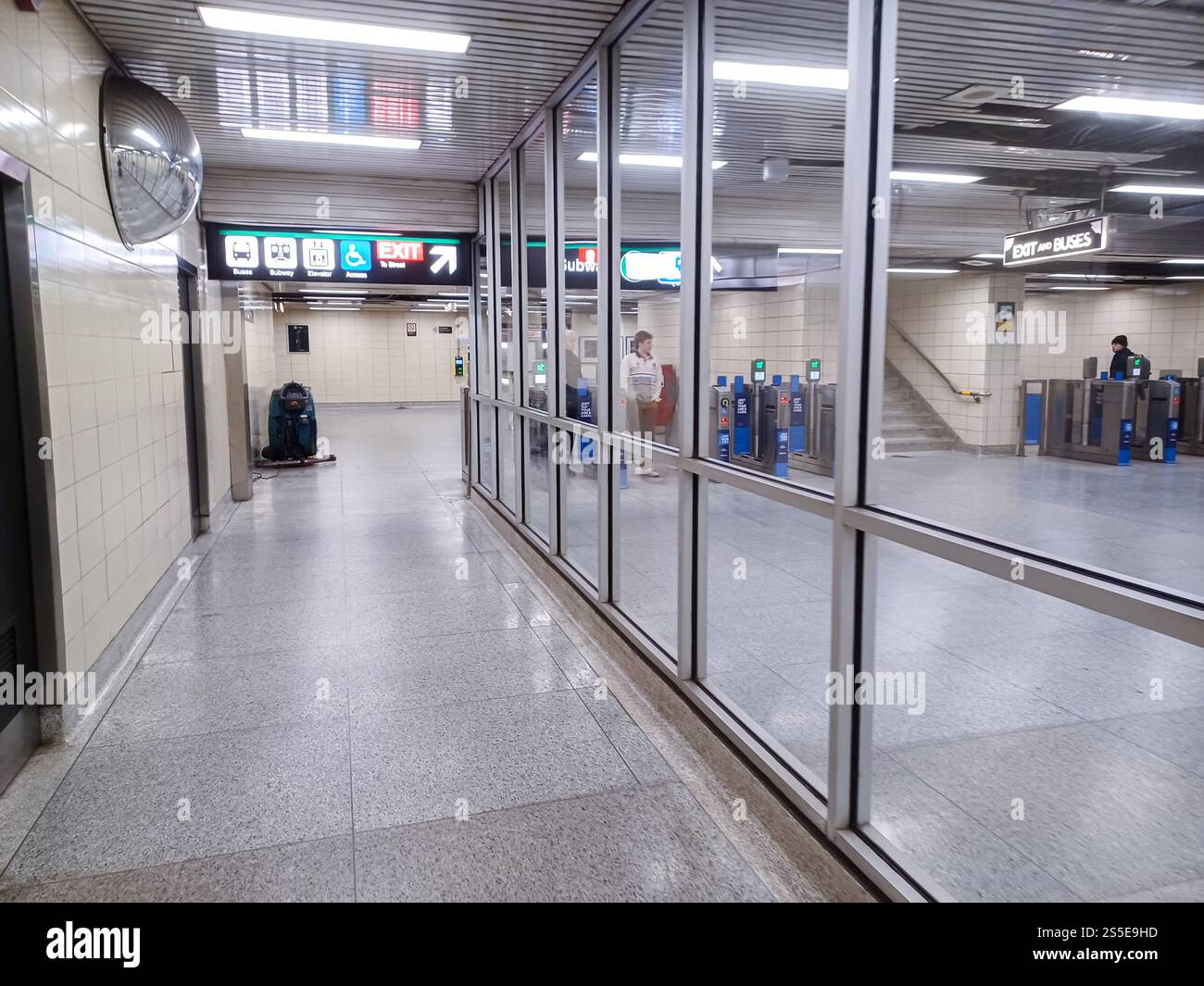 Toronto, ON, Canada - June 24, 2024: View at the Jane subway station ...